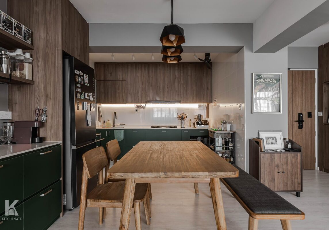 HDB Kitchen Design Ideas In Singapore | Kitchenate